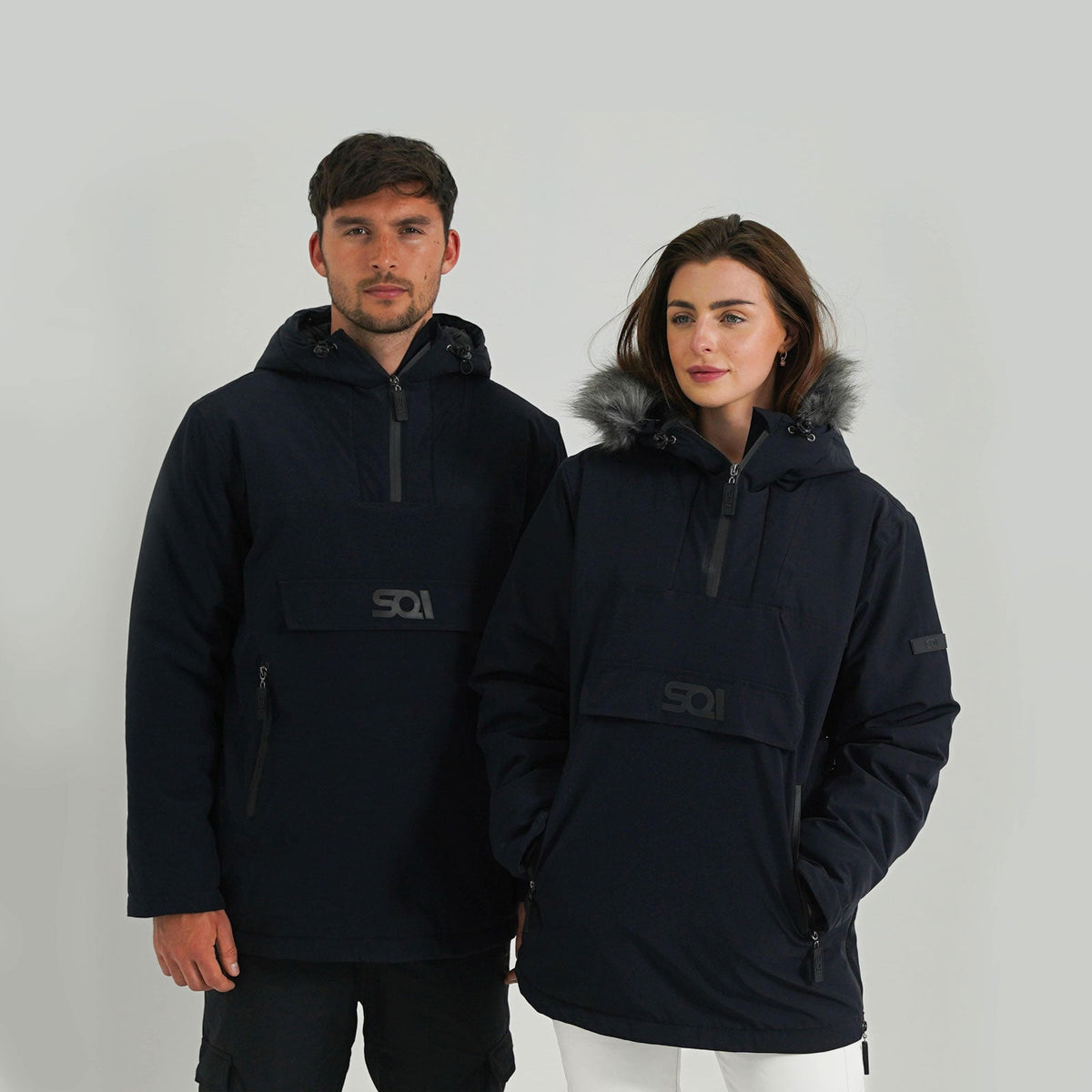 SQI Elements SQI Elements Volcanik Black Ski Jacket | Urban Ski Jacket